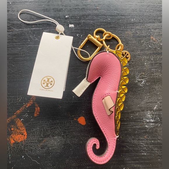 Tory Burch | Accessories | Tory Burch Origami Seahorse Key Chain Fob ...